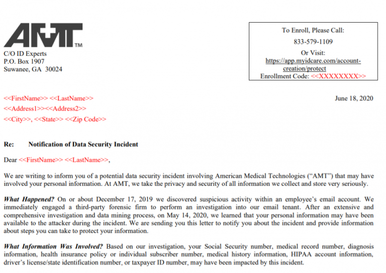 American Medical Technologies Data Breach | Kazerouni Law Group American Medical Technologies Data Breach | Kazerouni Law Group
